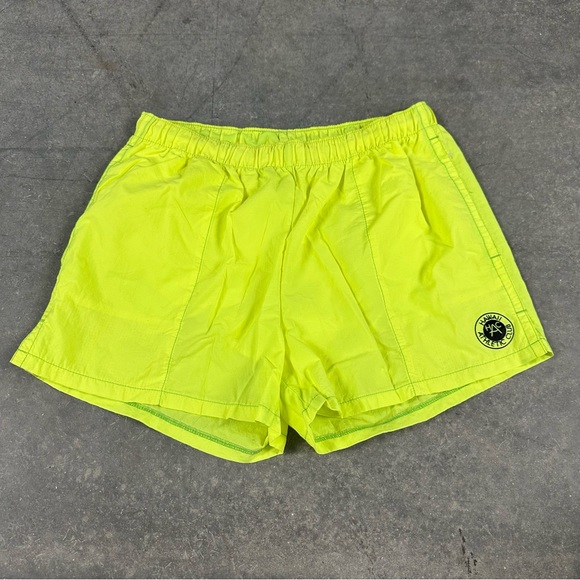 Vintage | Shorts | Vintage 8s Hawaiian Athletic Club Neon Highlighter ...